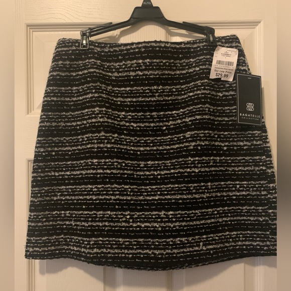 bagatelle | Skirts | Nwt Bagatelle Collection Tweed Skirt Size L | Poshmark